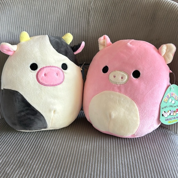 Squishmallows | Toys | Nwt 8 Inch Squishmallows Conner The Cow And ...